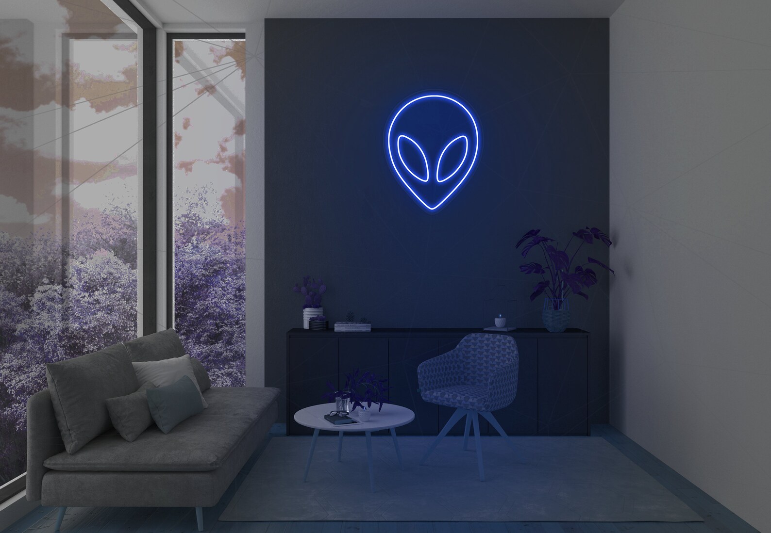 Alien Neon Sign Neon Sign Bedroom Neon Signs Neon Light - Etsy