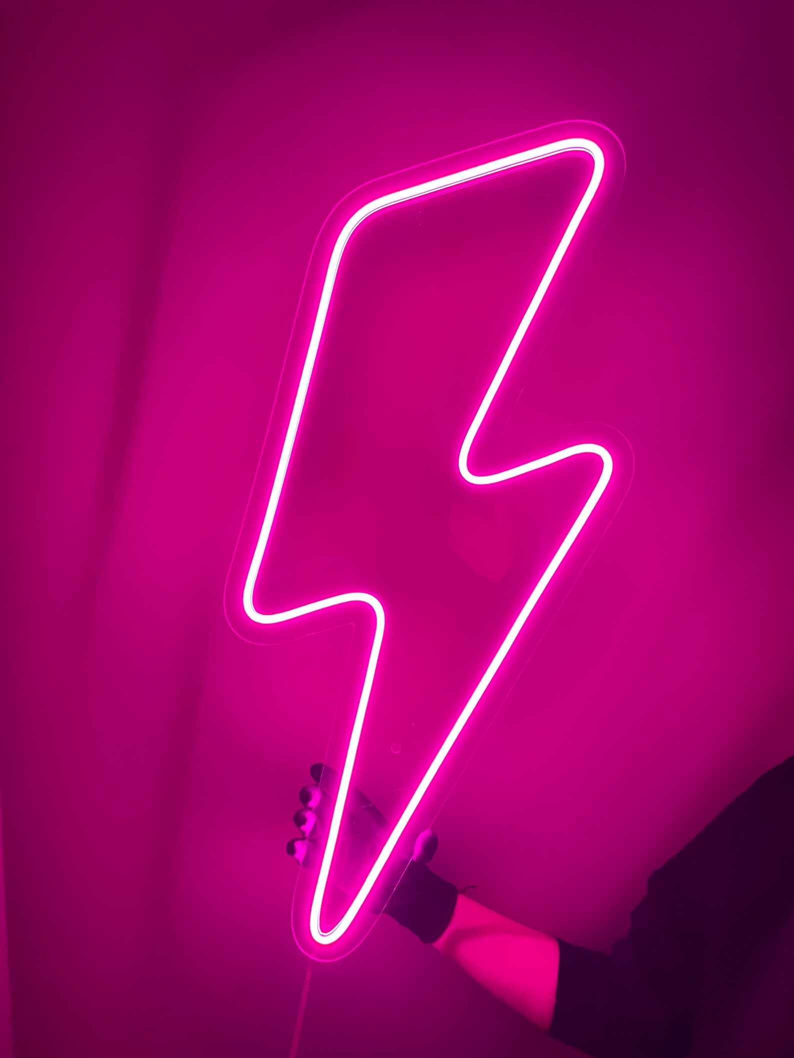 Lightning Bolt Neon Sign LED Neon Sign Wall Decor Wall - Etsy