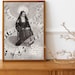 Saint Elizabeth of the Trinity Art Print | Black and White Charcoal ...