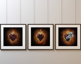 Sacred Heart Jesus Png - Immaculate Heart Mary Sublimation Designs ...