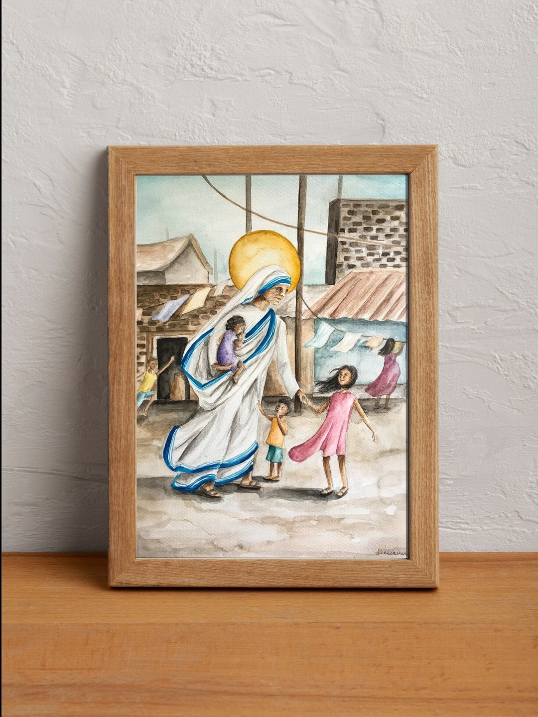 Saint Teresa of Calcutta Watercolor Catholic Art Print, Mother Teresa of Calcutta, Catholic ...