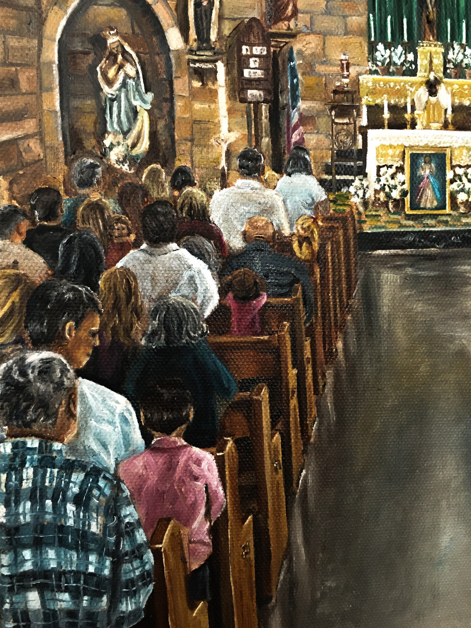 Catholic Mass Wall Art Print Catholic Home Decor Catholic Gift for ...