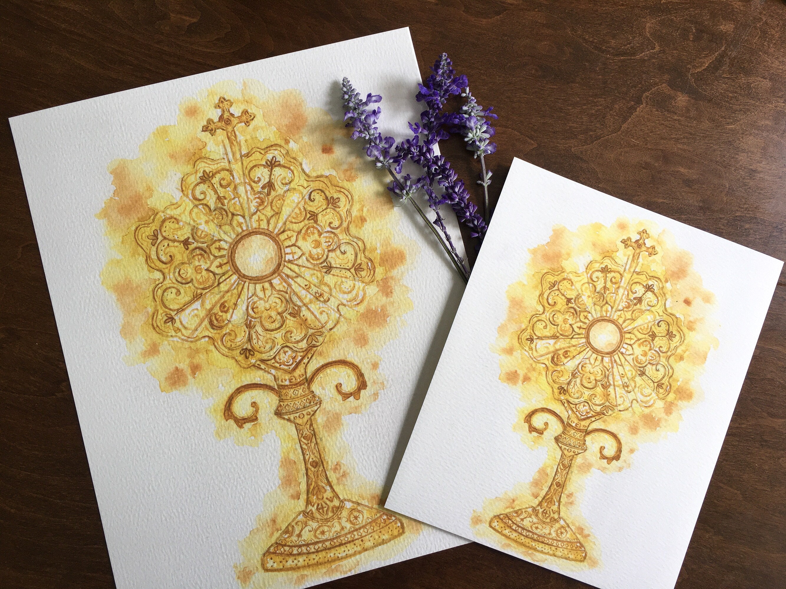 Catholic Monstrance Wall Art Print for Catholic Home Decor - Etsy