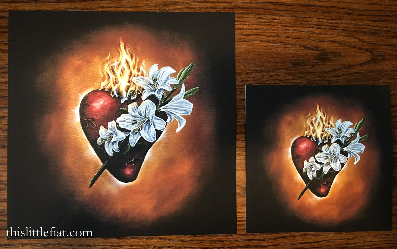 Heart of Joseph Art Print Holy Family Hearts Series Catholic - Etsy