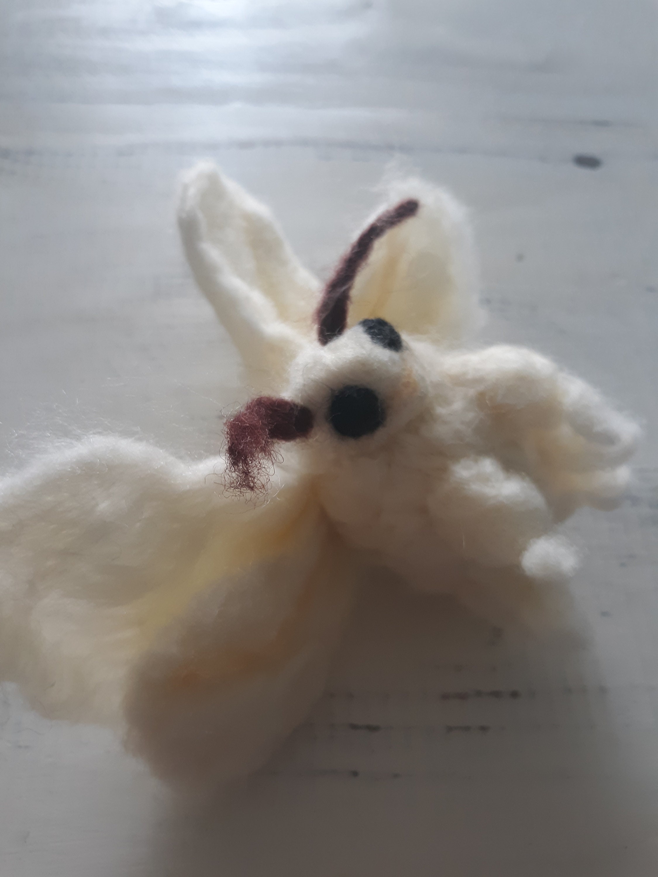 Venezuelan Poodle Moth Felted Figure Etsy