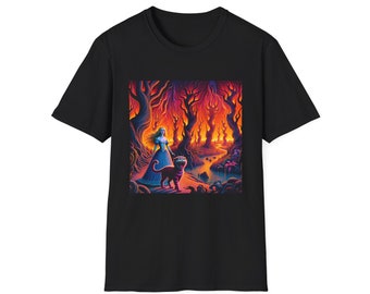 Alice in Inferno Vibrant Surrealist Art Gustave Doré Style Engravings ...