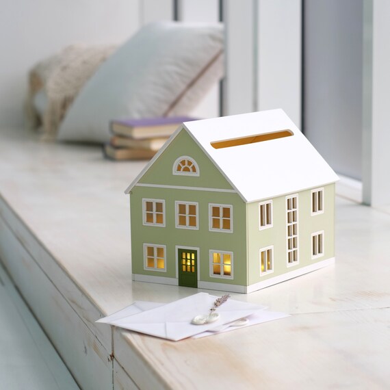 Wooden House Wedding Card Boxes Best Out Of Wedding Card | Reuse Old
