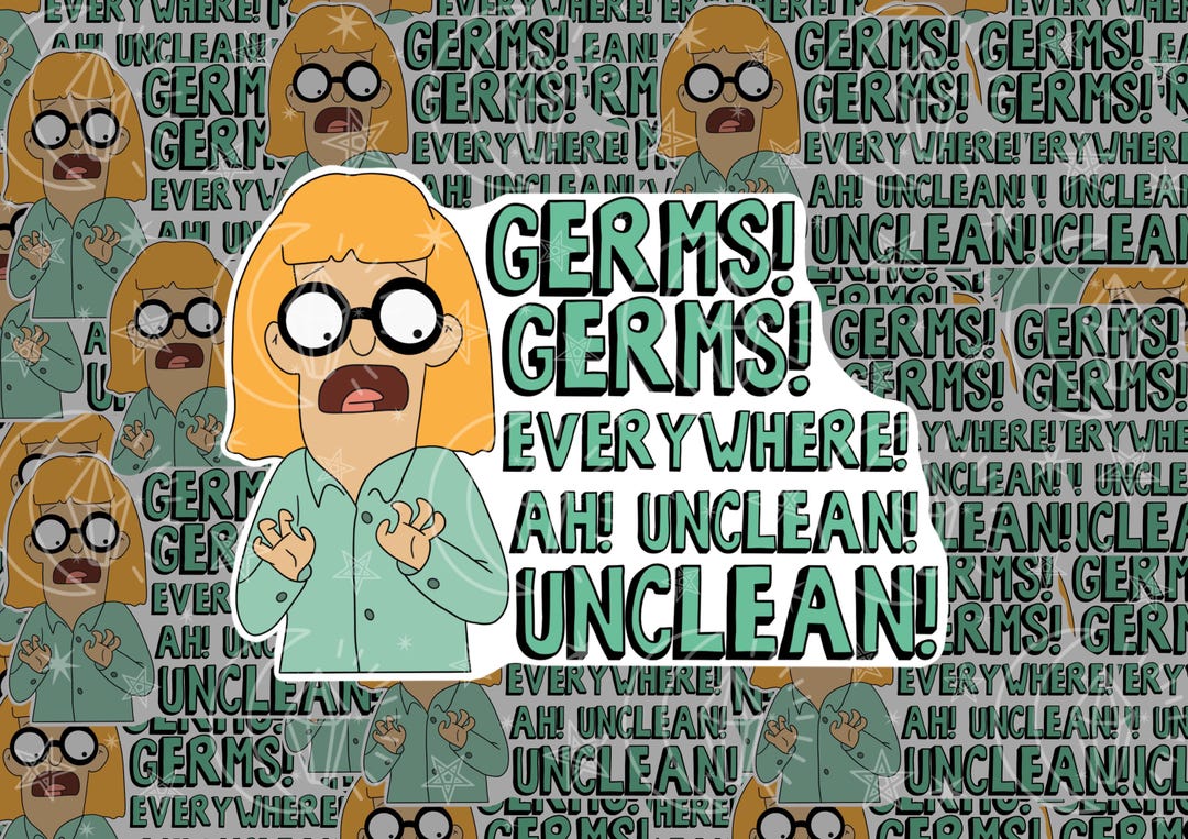 Germaphobe Sticker - Etsy