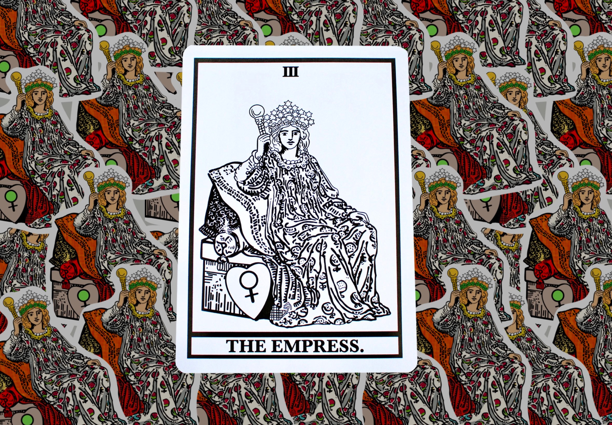 The Empress Tarot Print - Etsy