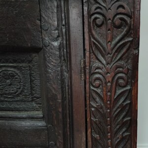 GENUINE ANTIQUE 17th CENTURY and Earlier Jacobean / Elizabethan Oak ...