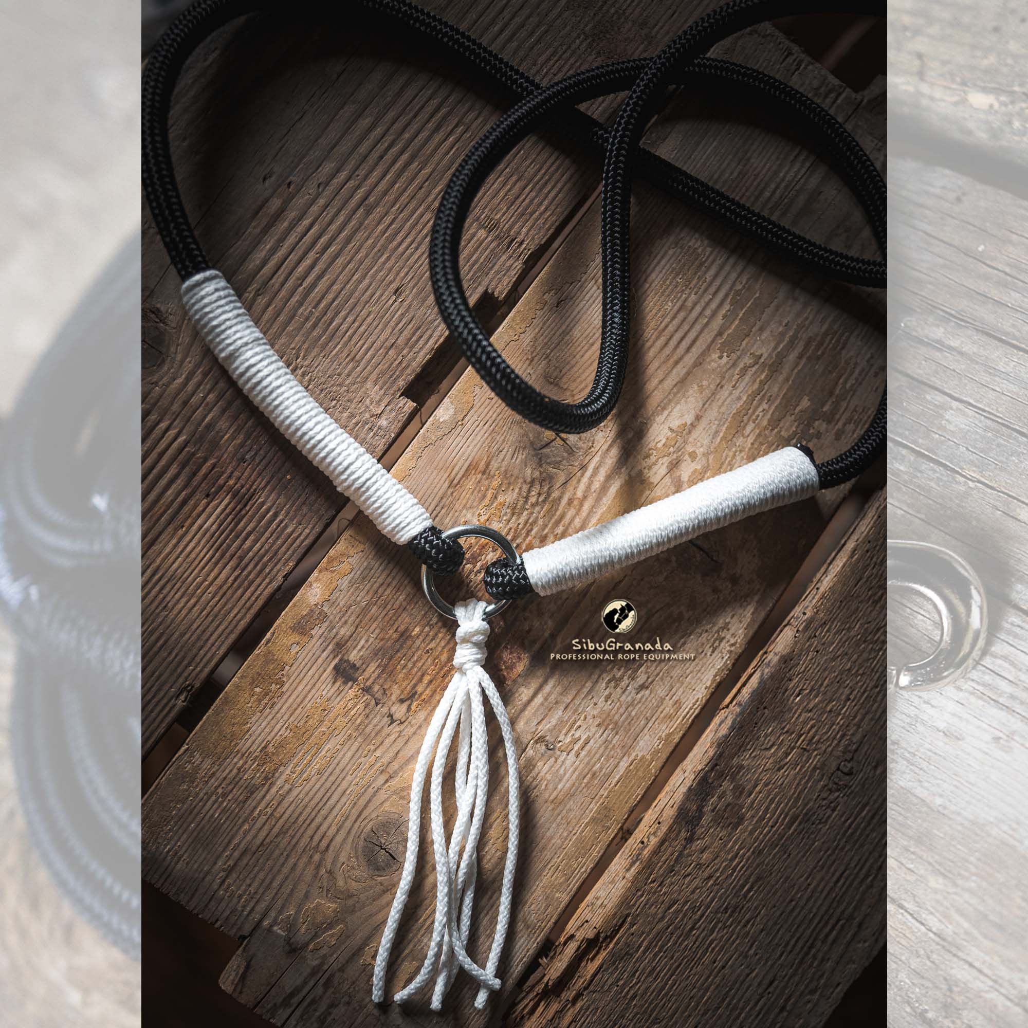 Horse NECK ROPE, Cordeo Sibugranada B&W Heavy Duty Custom With Ring - Etsy