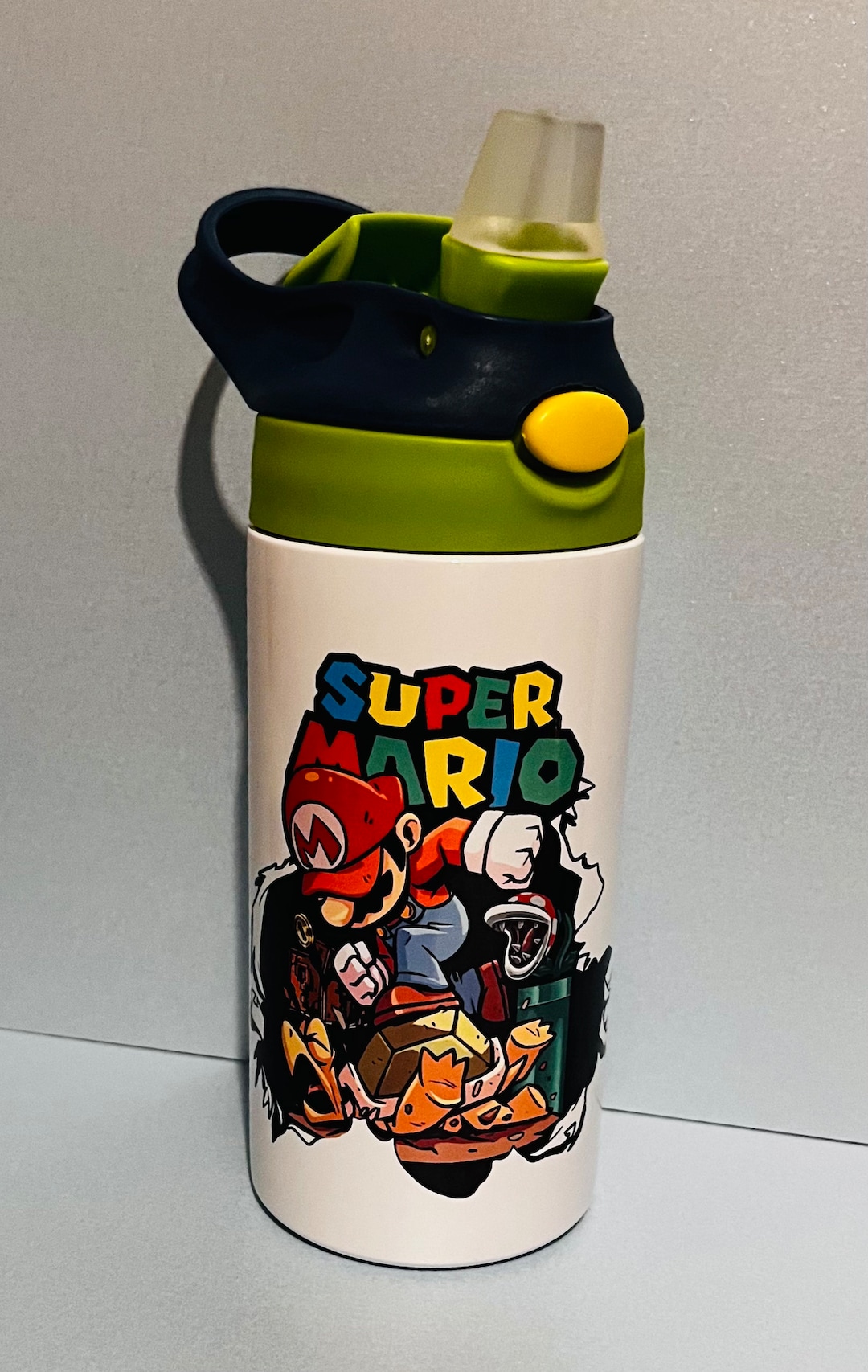 Kids Insulated Tumbler With Pop up Straw, Childs Water Bottle 12oz, 5 ...