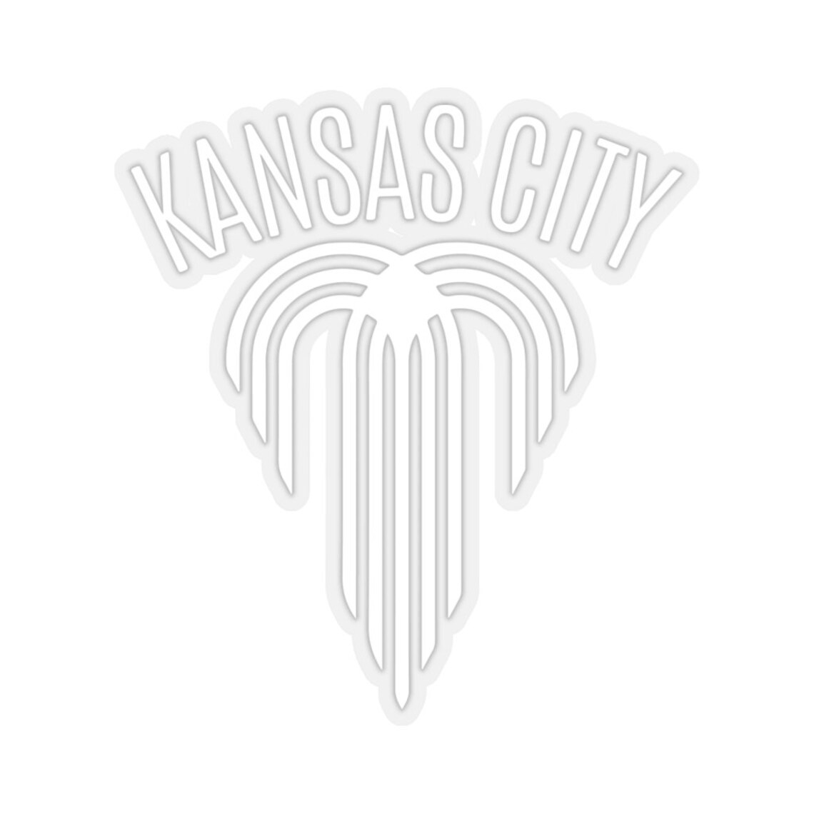 Kansas City Fountain Sticker - Etsy
