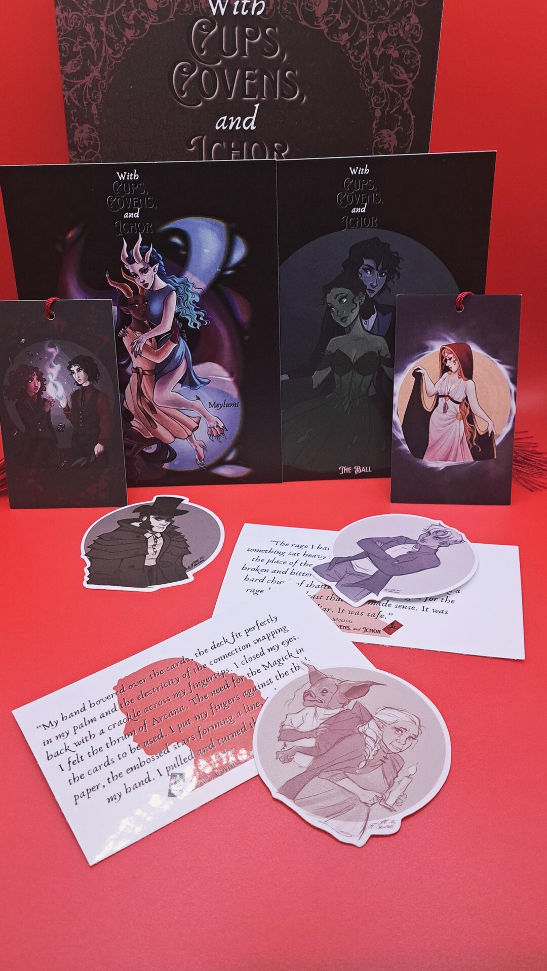 Book Loot: With Cups, Covens, and Ichor - Etsy
