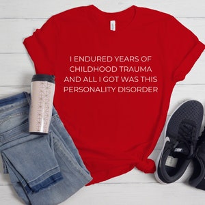 Cute BPD Awareness Shirt, Borderline Personality Disorder Clothing, DBT ...