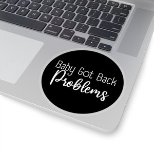 Sciatica Sticker, Back Pain Gift, Back Problems, Scoliosis Sticker ...