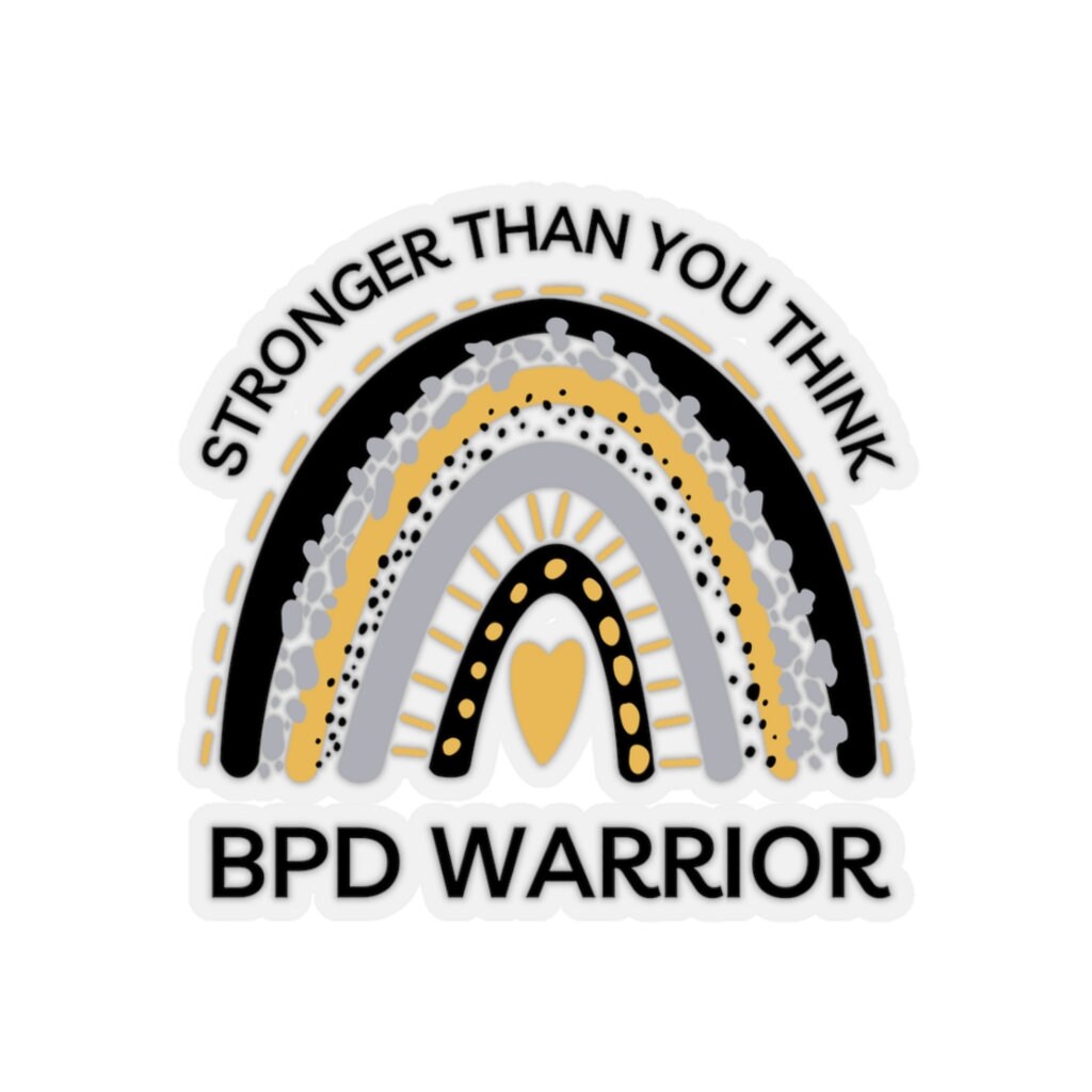 BPD Sticker DBT Skills BPD Warrior Borderline Gift - Etsy