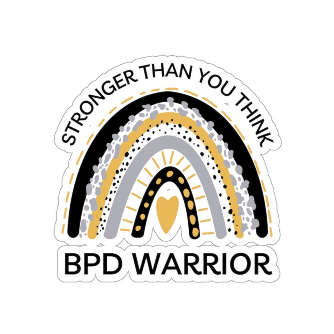 BPD Sticker, DBT Skills, BPD Warrior, Borderline Gift, Personality ...