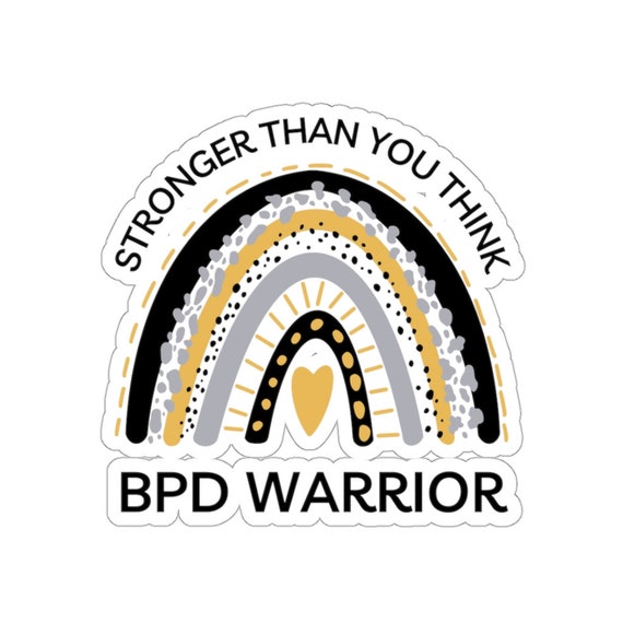 BPD Sticker DBT Skills BPD Warrior Borderline Gift | Etsy