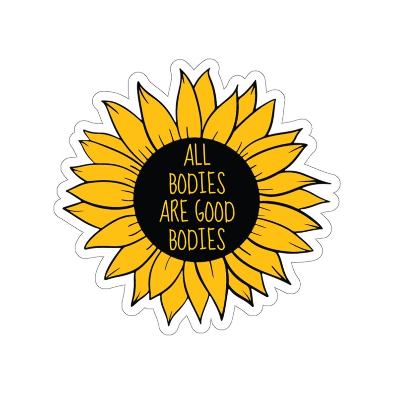 Self Love Sticker Body Positive Anti-diet Sticker Fat - Etsy