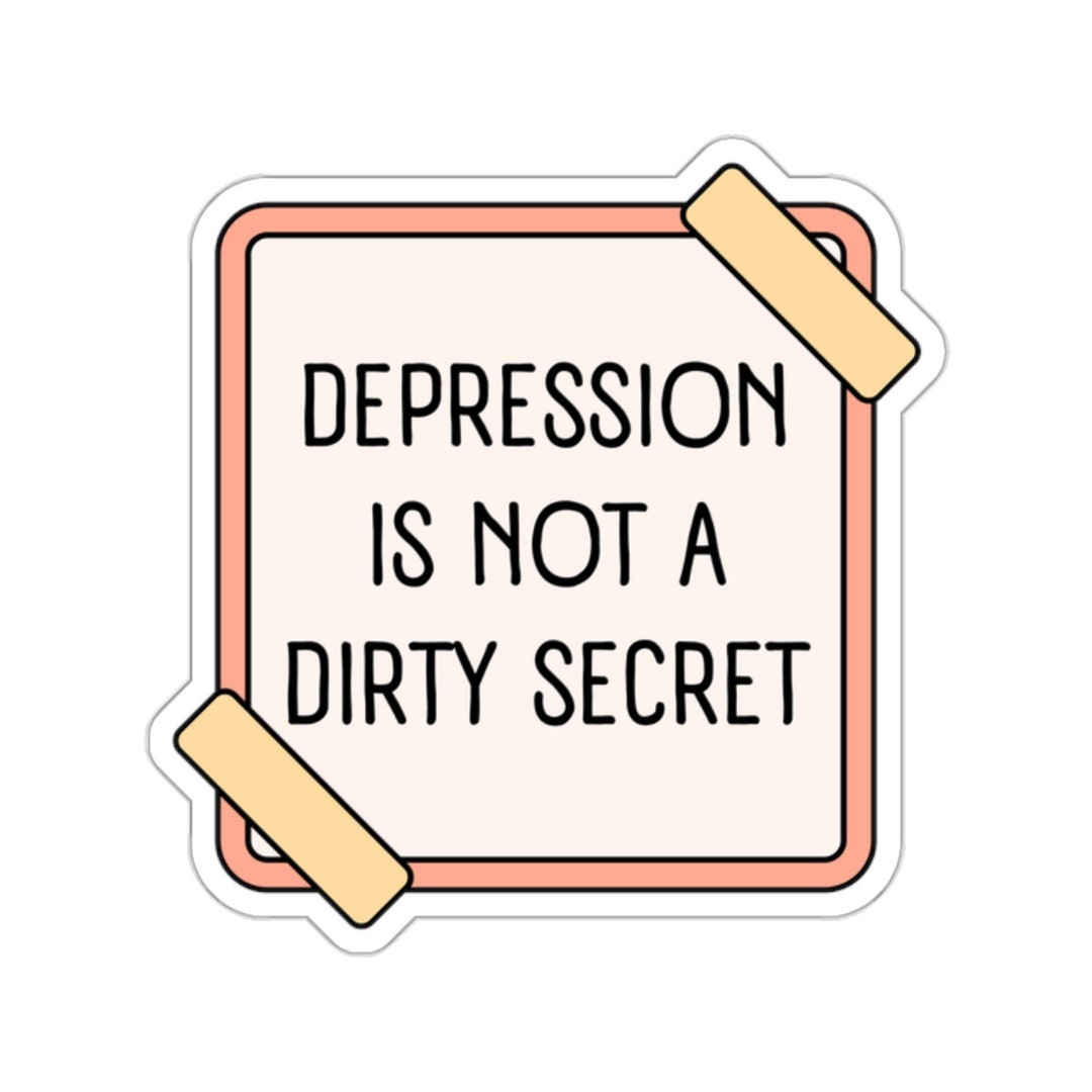 Depression Sticker, Mental Health Sticker, Therapist Sticker, Counselor ...