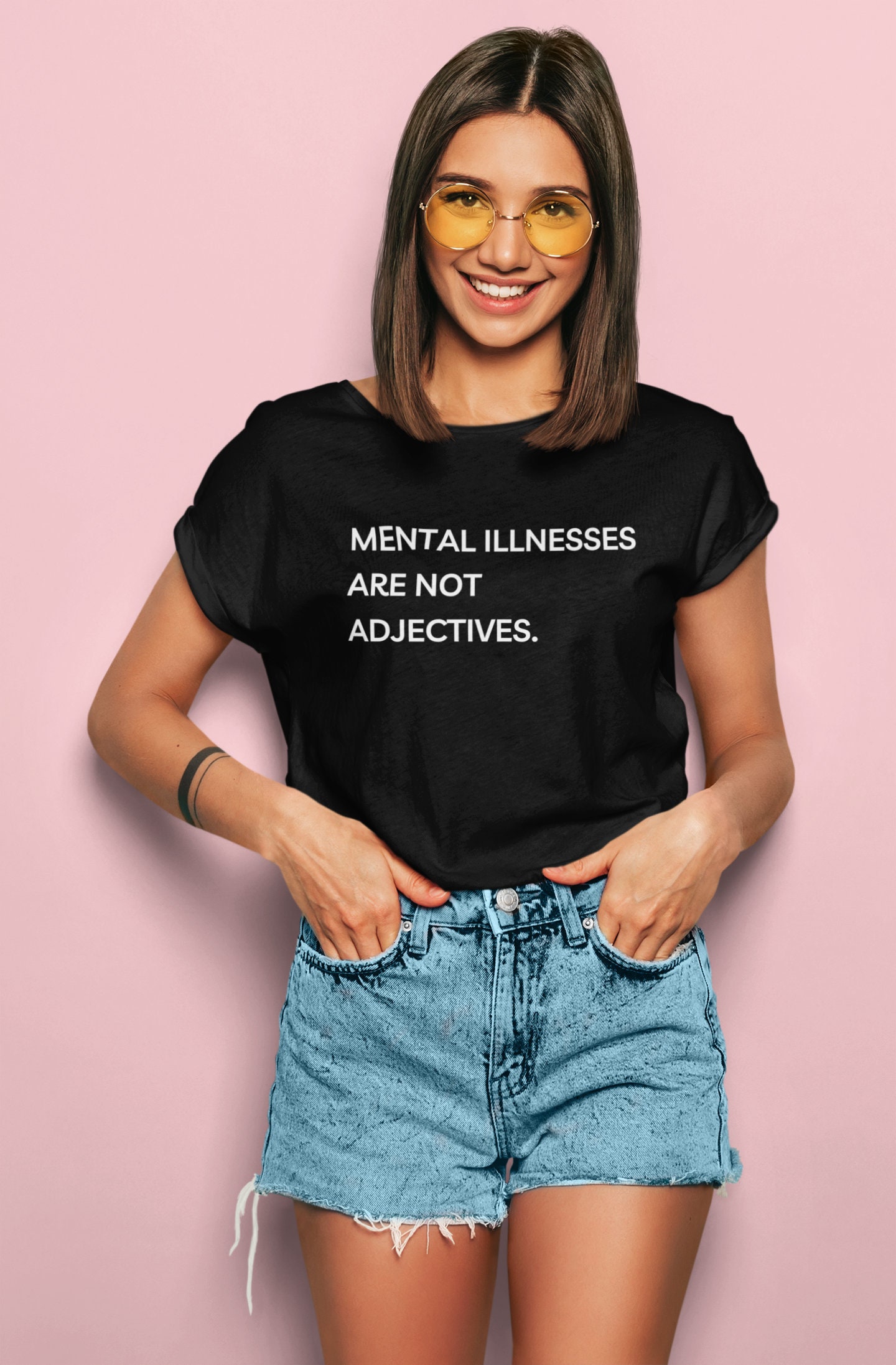 Mental Illness Shirt Not Adjectives Depression Shirt BPD | Etsy