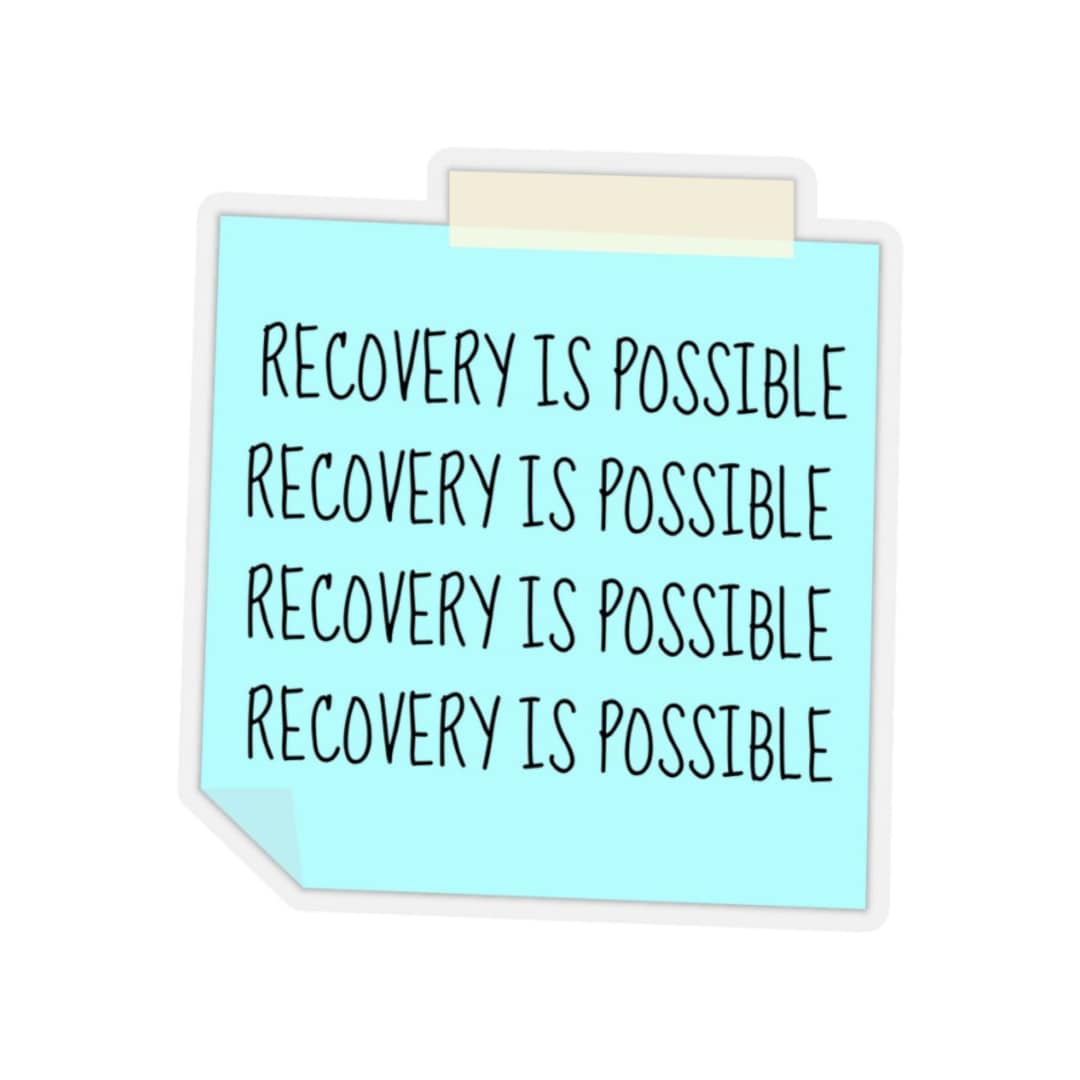 Recovery Sticker, Mental Health Gift, EDNOS Sticker, BPD Sticker ...