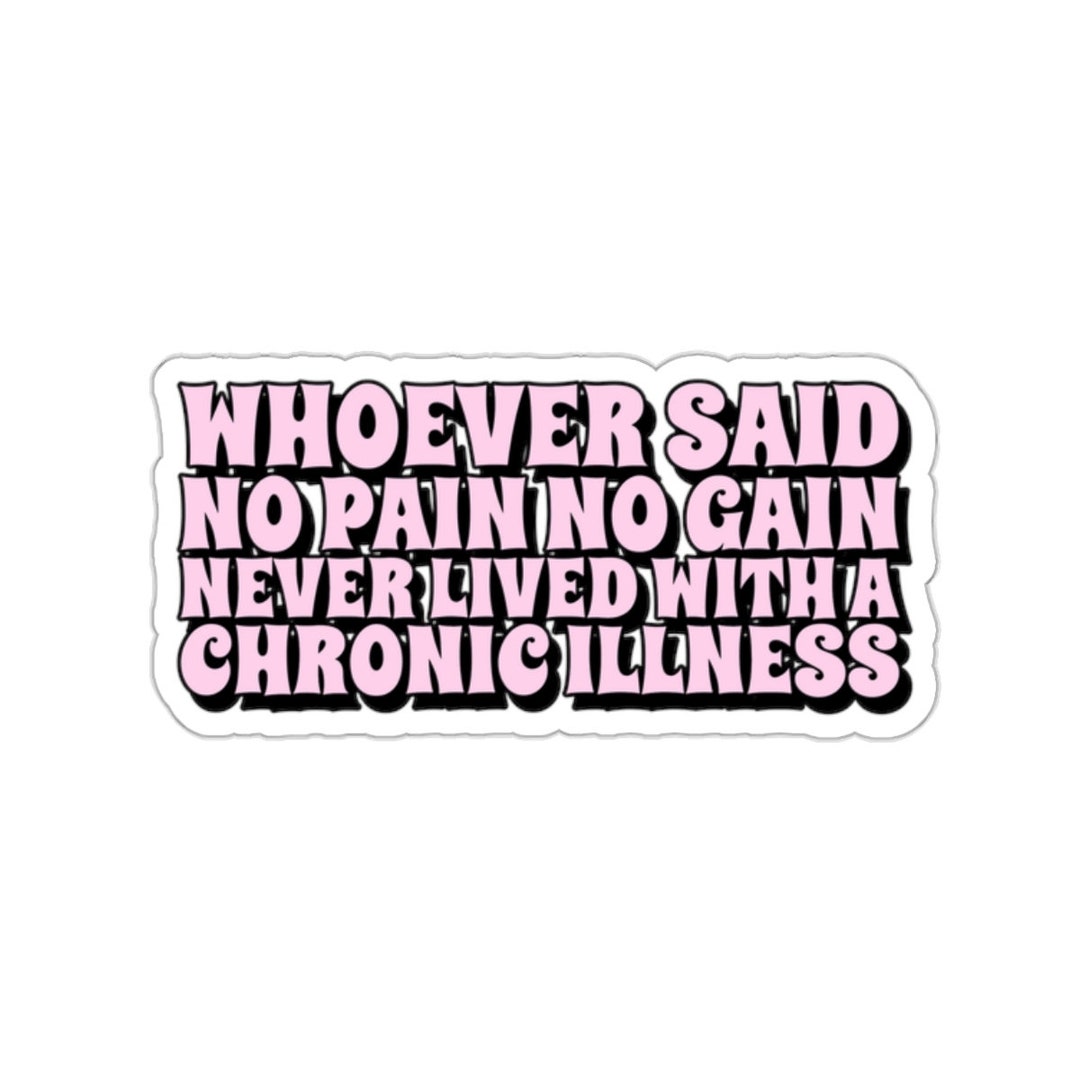 Chronic Illness Sticker, Chronic Pain Gift, Flare Day Sticker ...