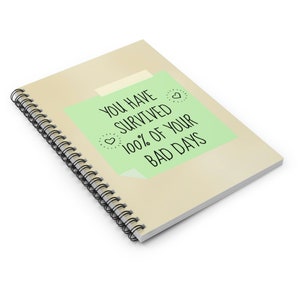 Mental Health Notebook, Self Care Journal, Positivity Notebook, Therapy ...