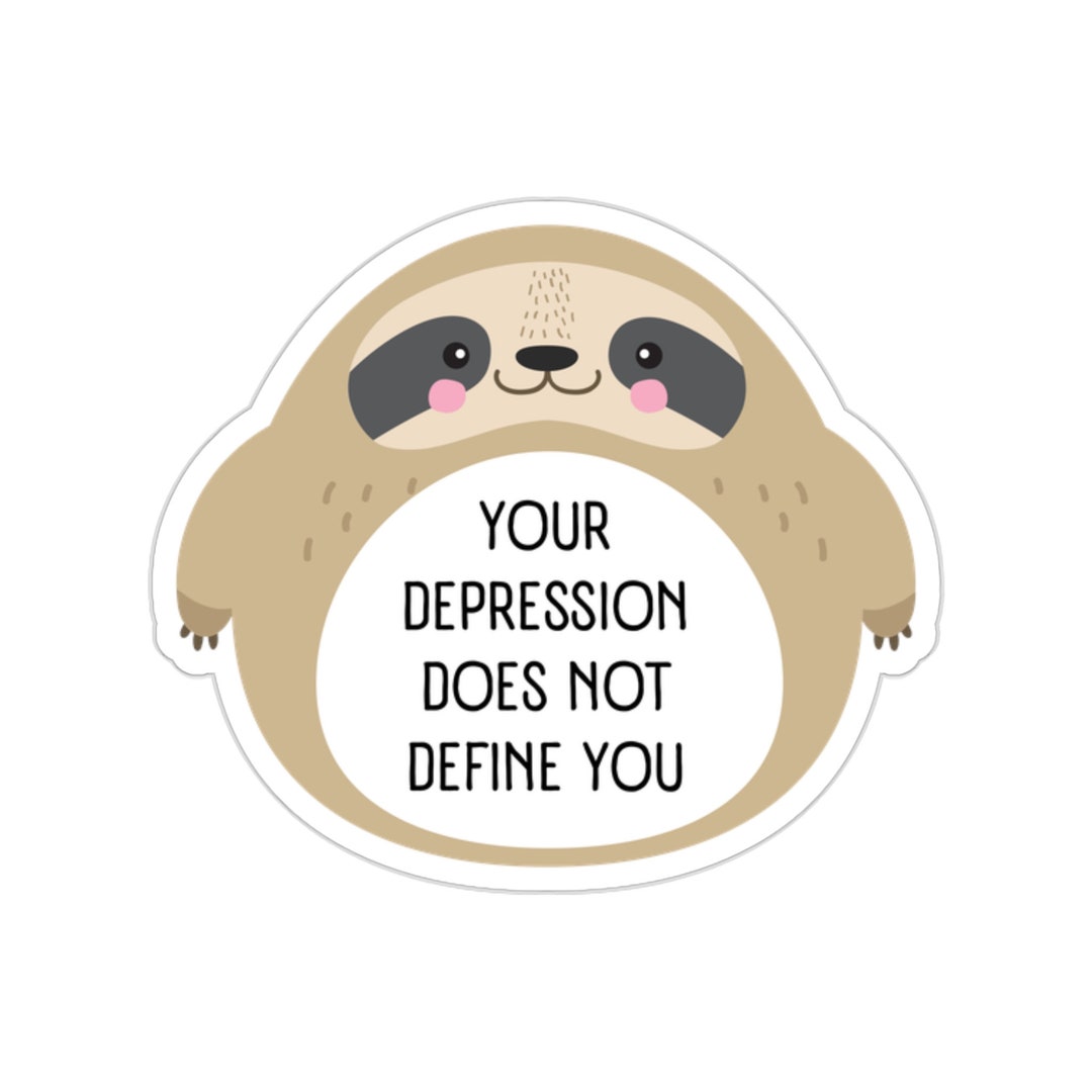 Depression Sticker, Mental Health Awareness, Mentally Ill Sticker ...
