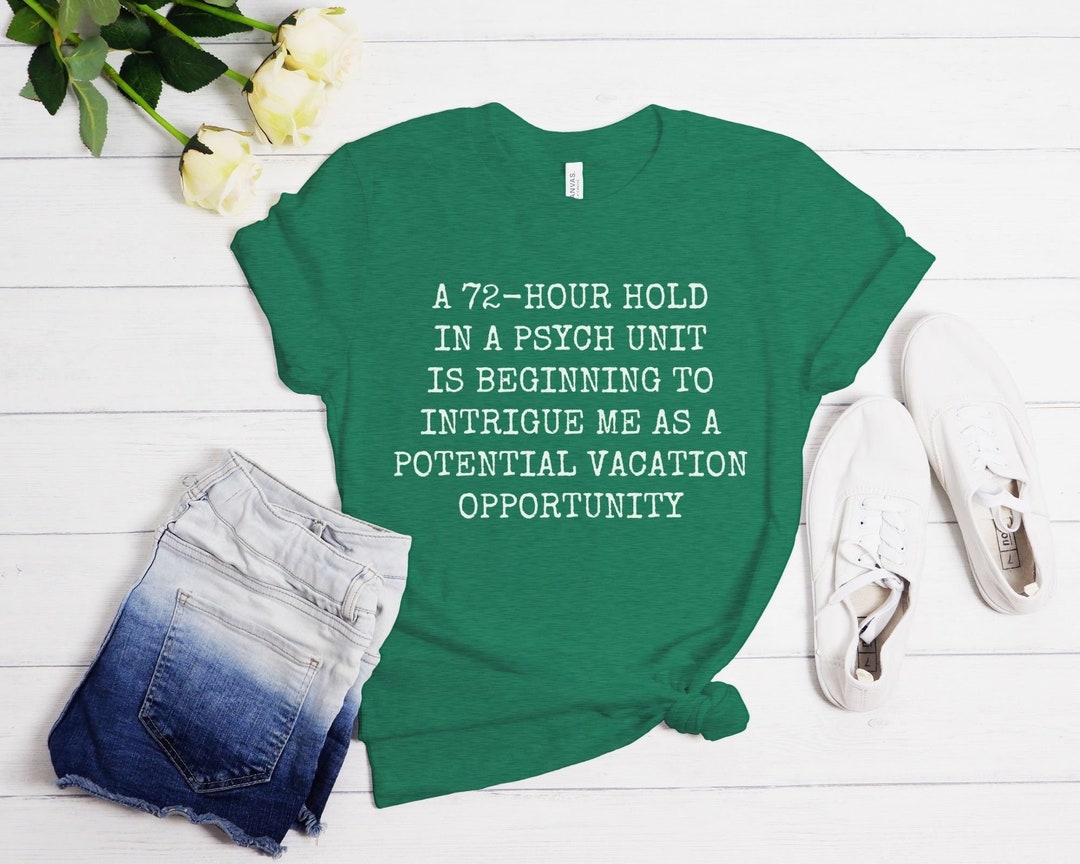 Funny Mental Health Shirt, Dark Humor Shirt, Women's Sarcastic Shirt ...