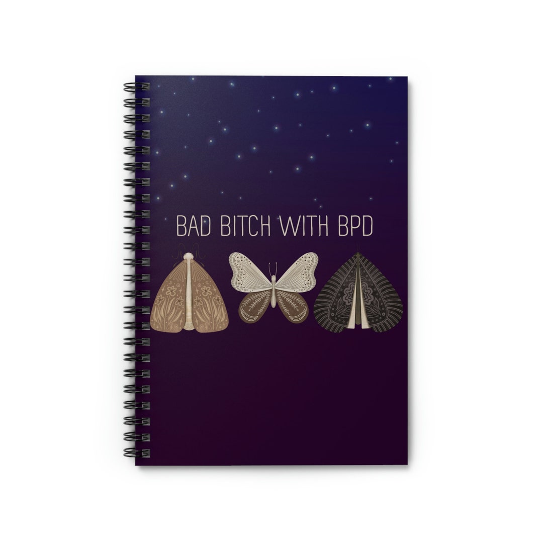 BPD Notebook, Borderline Personality Disorder, Mental Health Diary ...