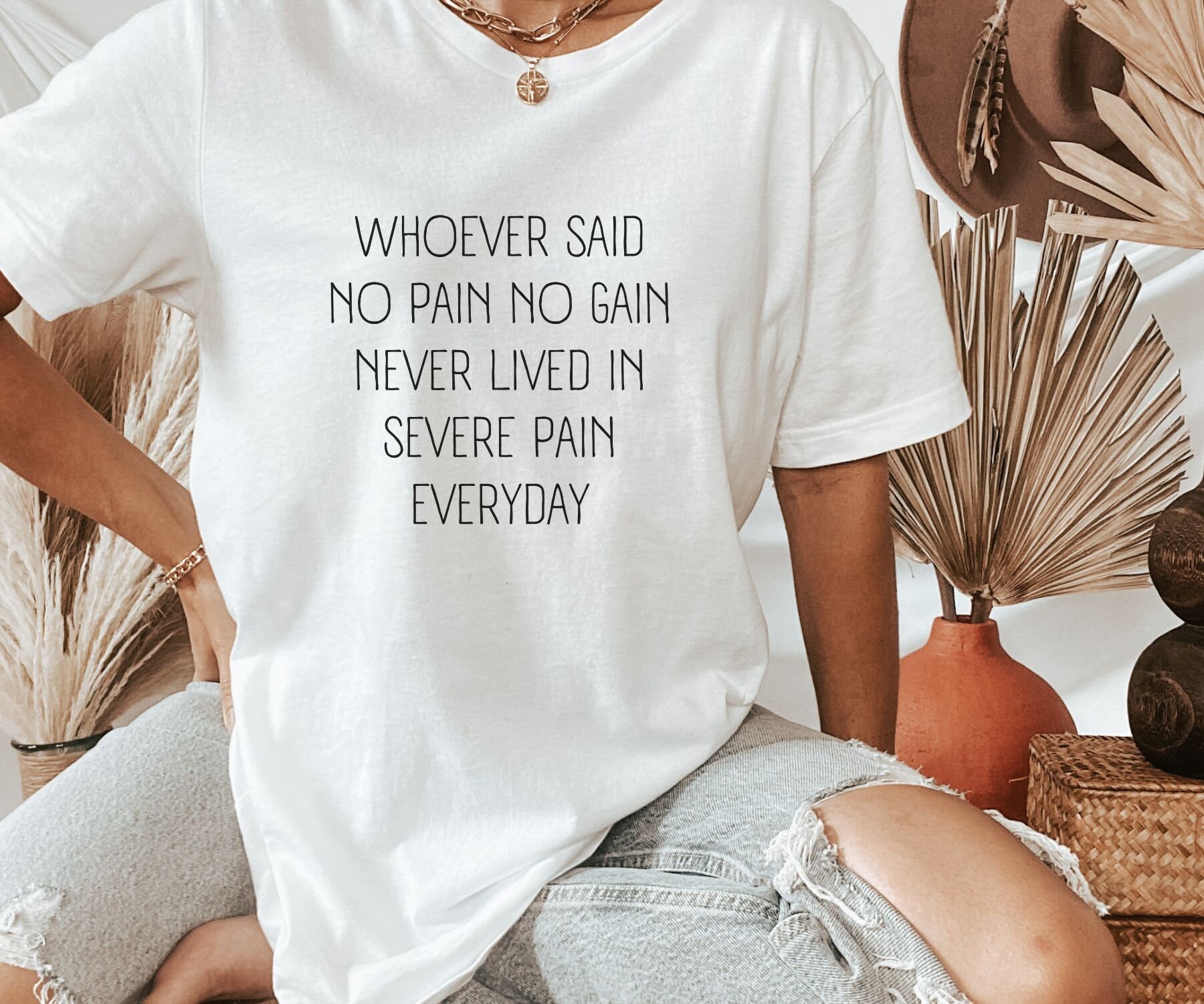 Chronic Illness Shirt, Chronic Pain Gift, Invisible Illness T-shirt ...
