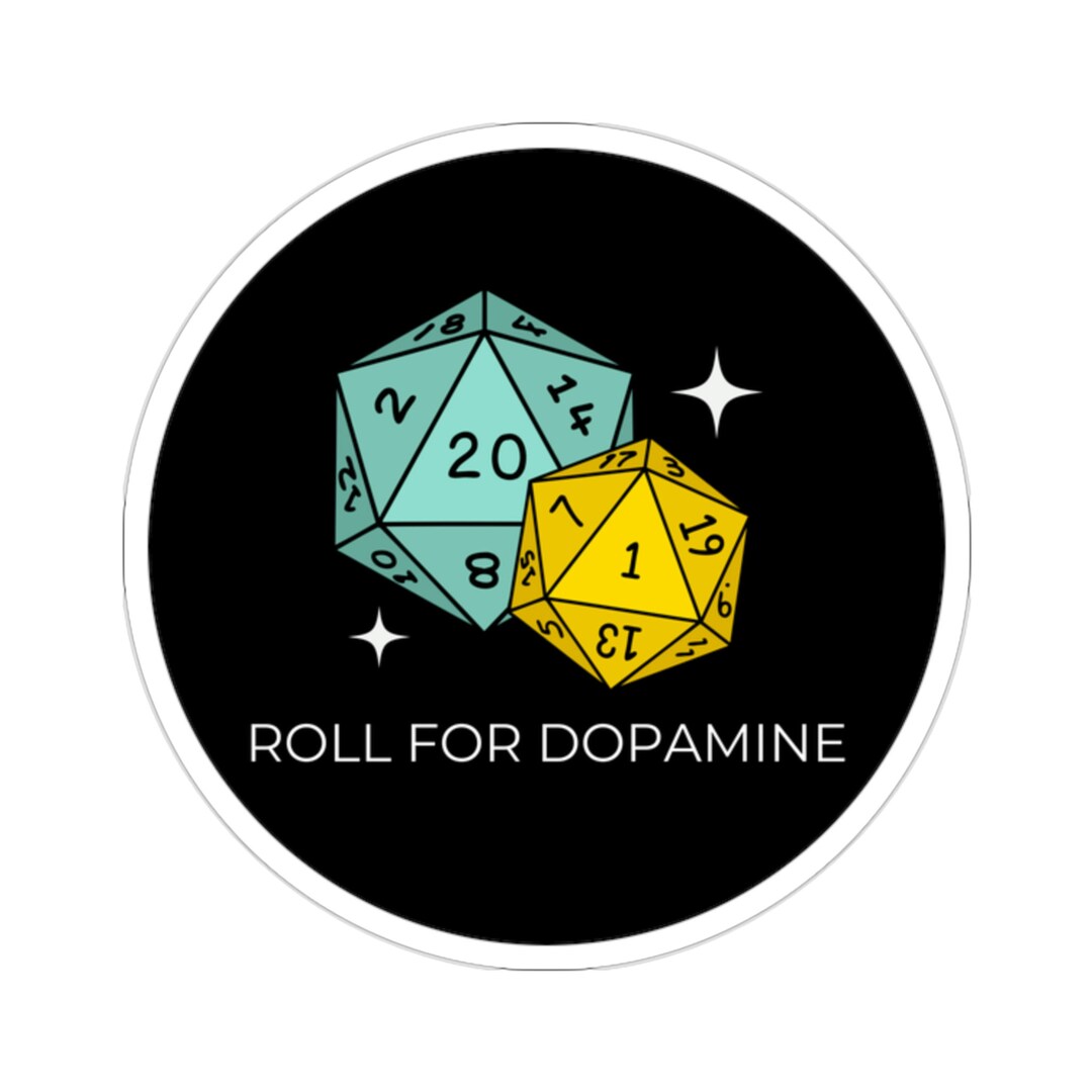 Neurodiversity Sticker, Dopamine Sticker, Critical Roll TTRPG, ADHD ...