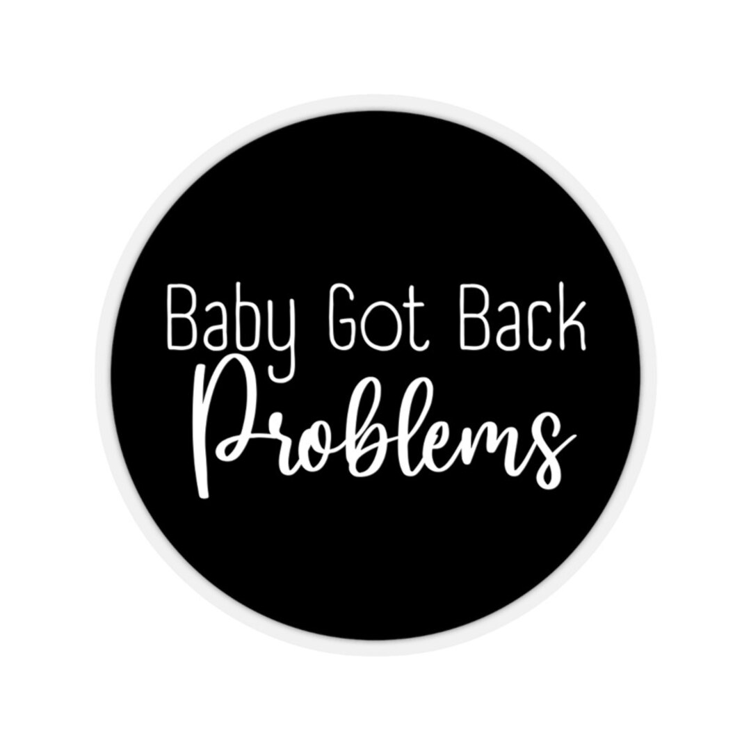 Sciatica Sticker, Back Pain Gift, Back Problems, Scoliosis Sticker ...
