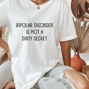 Bipolar Disorder Shirt, Mental Health Shirt, Cute Bipolar T-shirt, Not ...