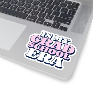 Grad School Sticker, Grad Student, Phd Stickers, Dissertation Sticker ...