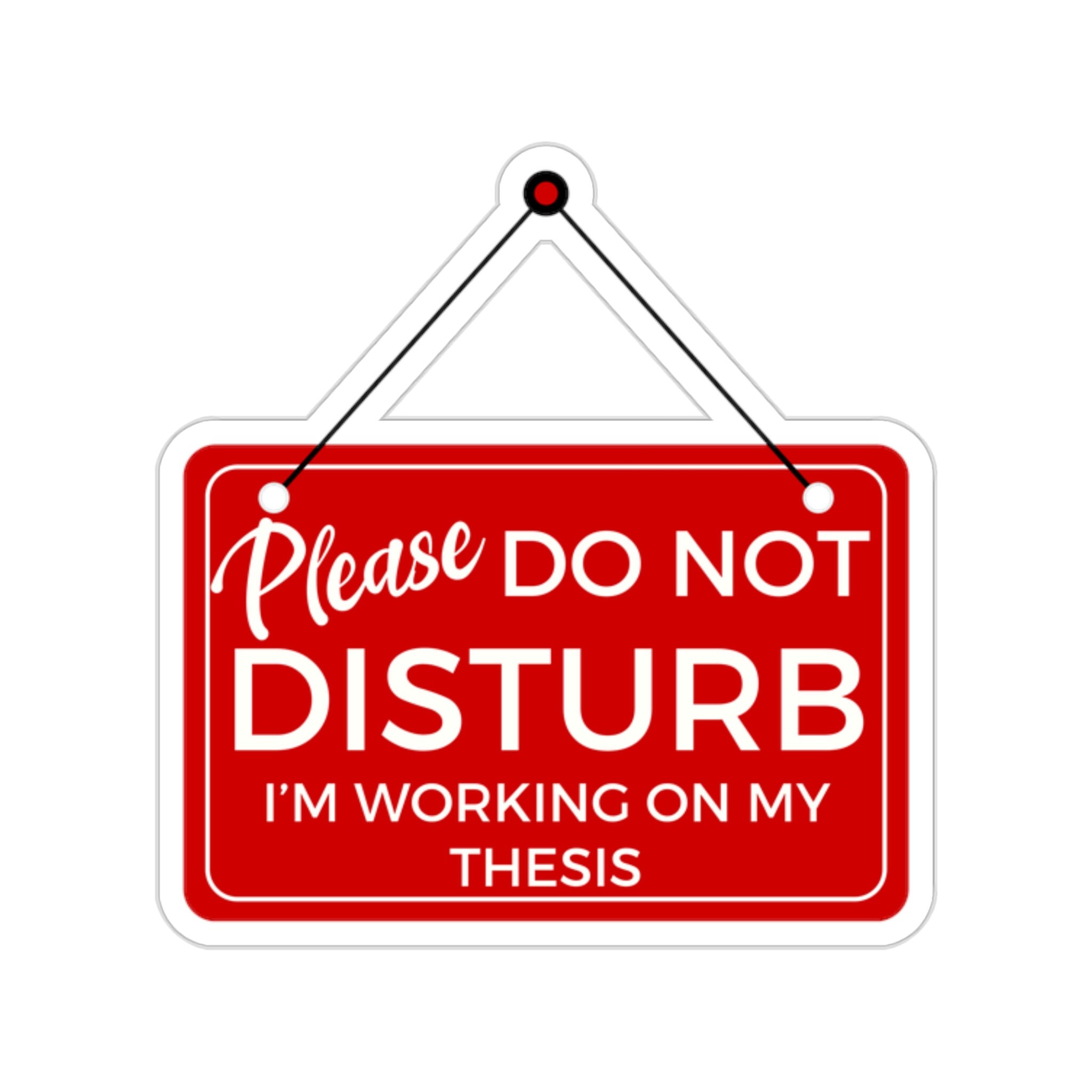 Funny Thesis Sticker, Grad Student Sticker, Phd Sticker, MA Sticker ...