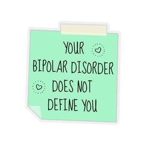 Bipolar Sticker, Bipolar Disorder, Bipolar Warrior, Sticky Note ...