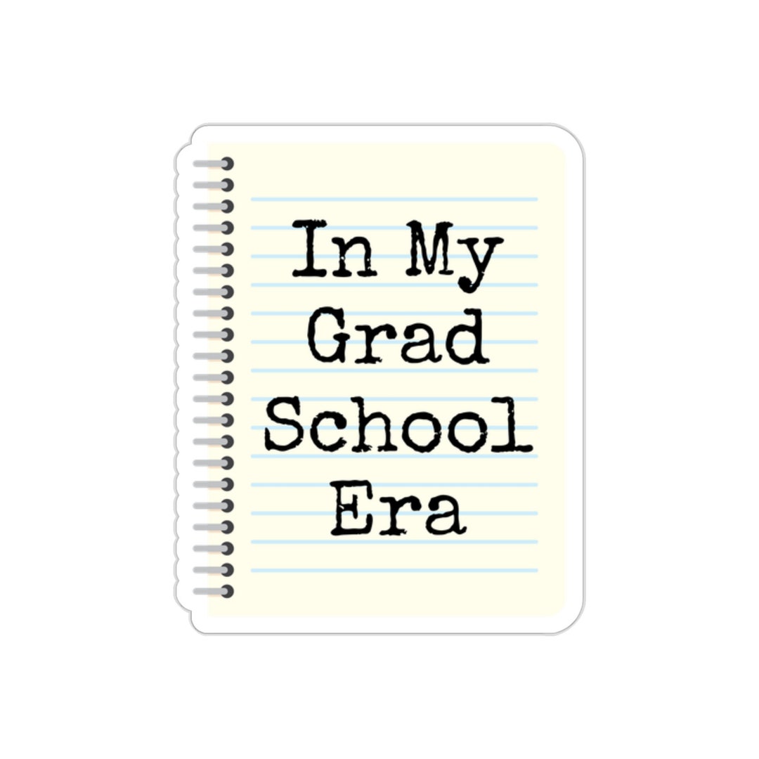 Grad School Sticker, Grad Student, Phd Stickers, Dissertation Sticker ...