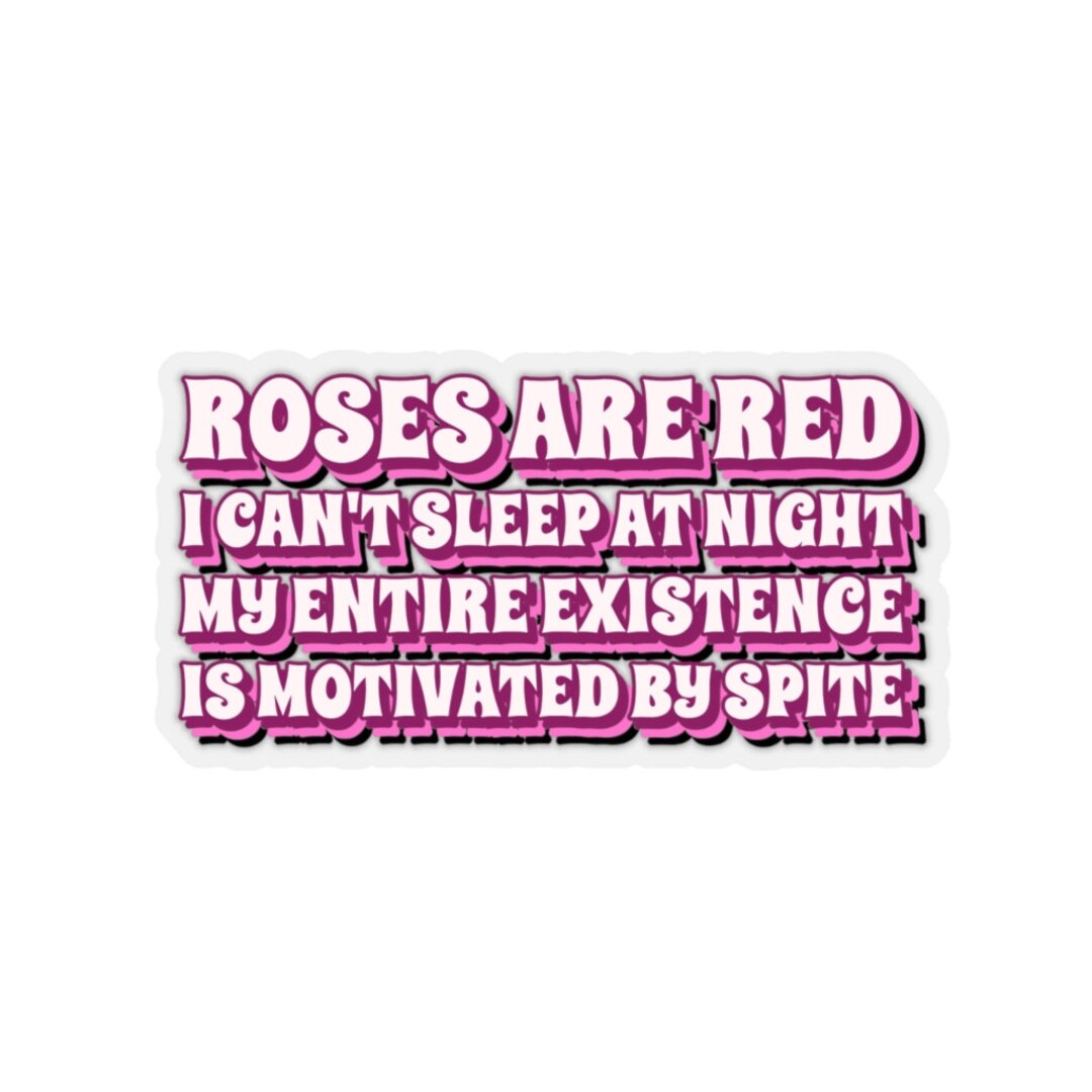 Motivated by Spite Sticker: Mental Health Awareness Gift - Etsy