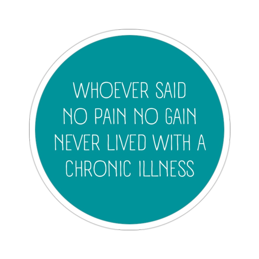 Chronic Illness Sticker, Chronic Pain Gift, Flare Day Sticker ...