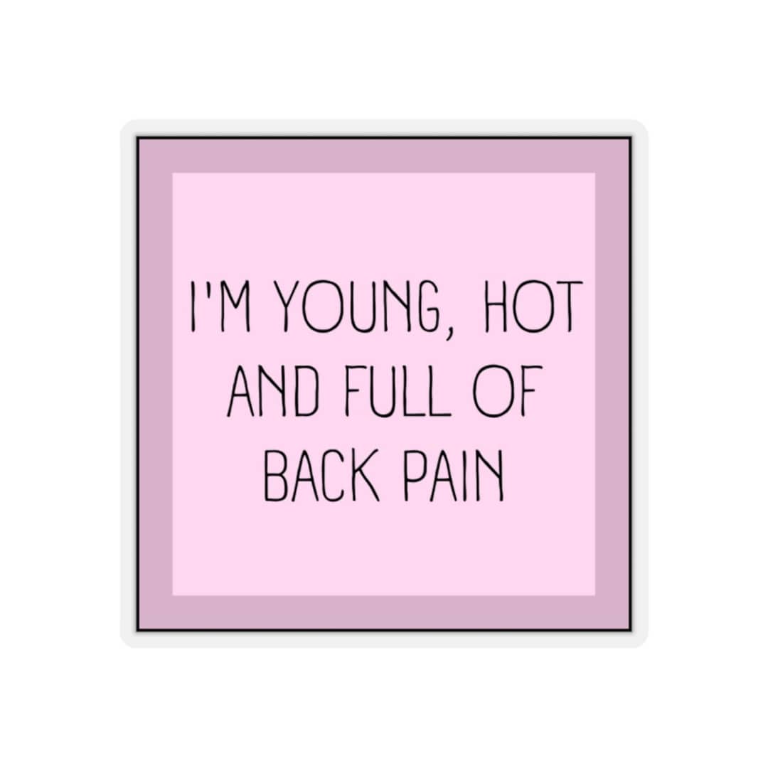 Back Pain Sticker, Sciatica Sticker, Scoliosis Sticker, Osteoarthritis ...