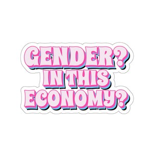 Gender Sticker, Pride Month Gift, LGBTQ Pride Sticker, Funny Gay Pride ...