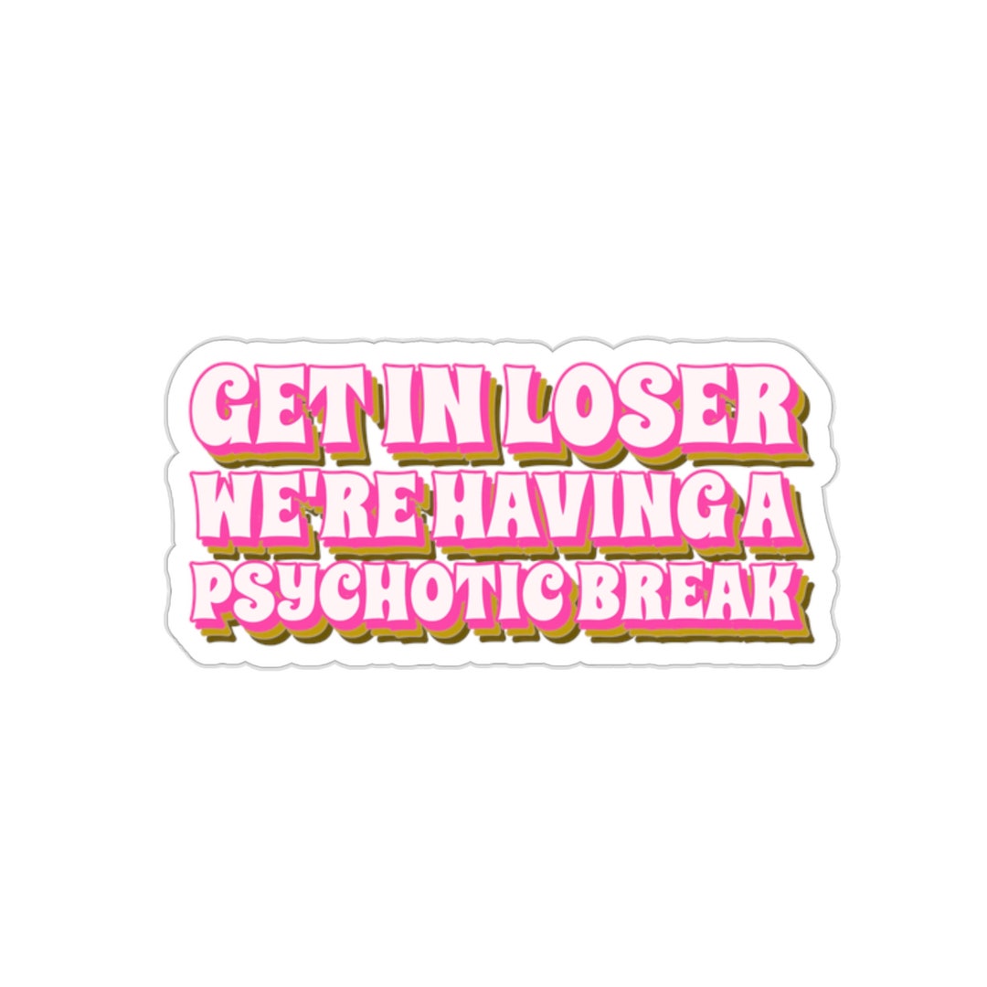 Mental Health Sticker, Funny BPD Sticker, Bipolar Disorder, Self Care ...