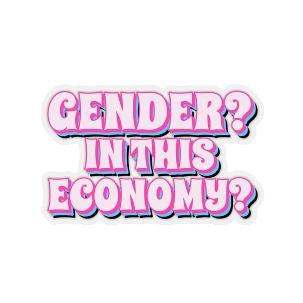 Funny Gender Identity Stickers - Etsy