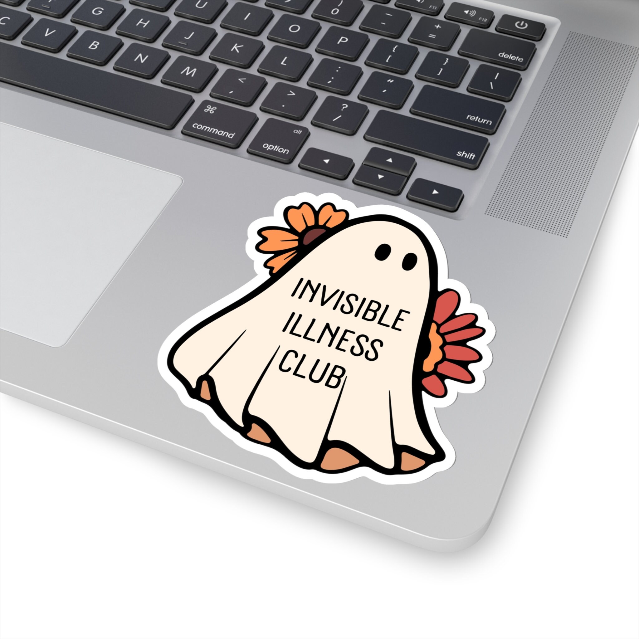 Invisible Illness Sticker, Chronic Illness, Cute Ghost Sticker, Spoonie ...