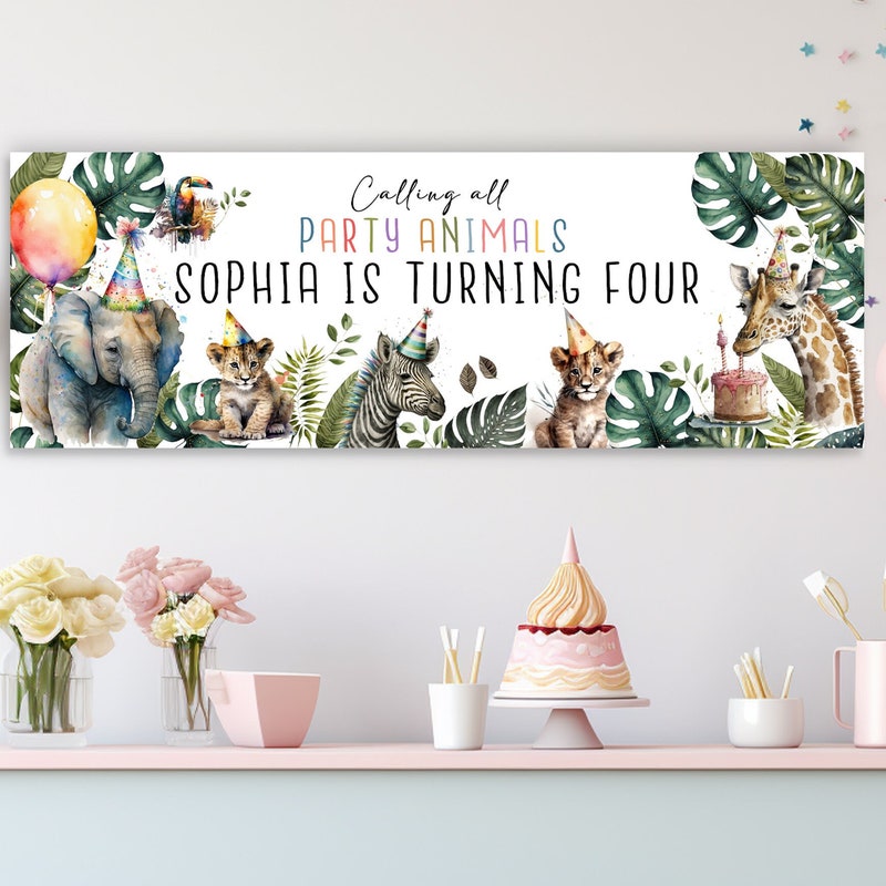 Zoo Birthday Decorations - Etsy