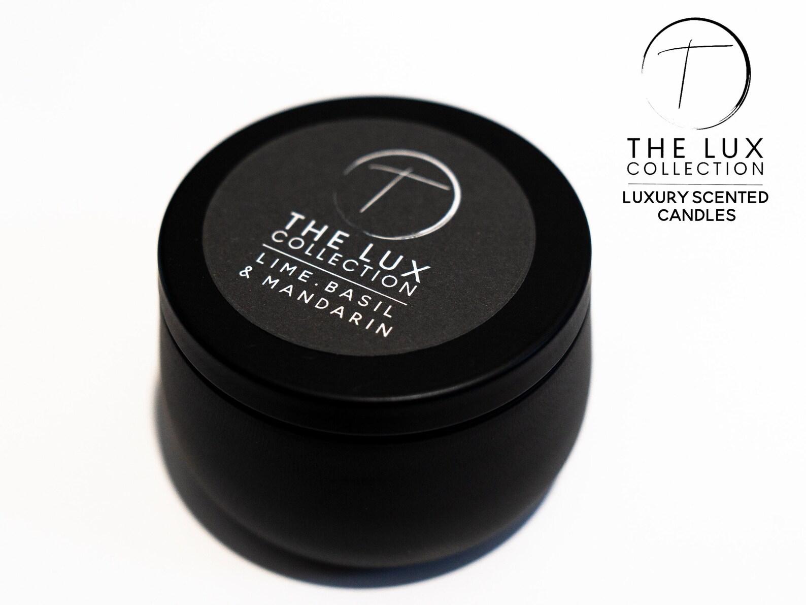 Various Fragrances Scented Candles 240ml Black Tin SOY Wax Eco Friendly ...