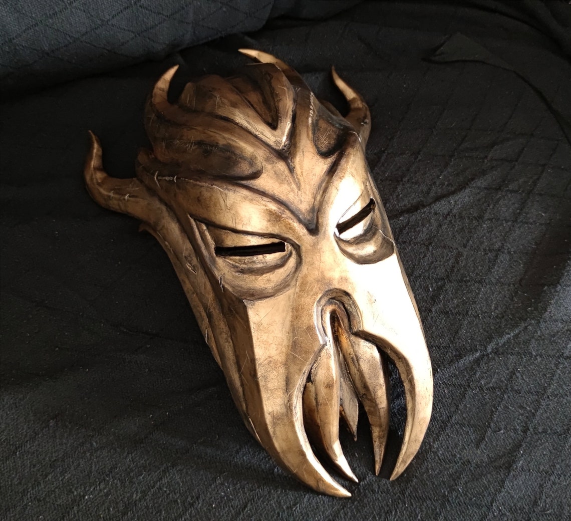 Miraak Mask Inspired Skyrim - Etsy